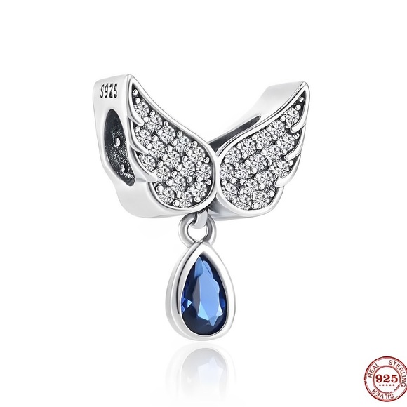 Linx | Jewelry | Angel Wings And Tear Drop Dangle Charm | Poshmark